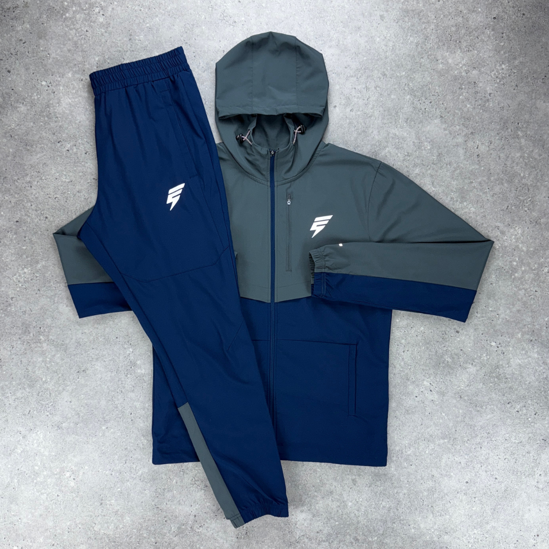 Elude track tracksuit set 'navy/coal'